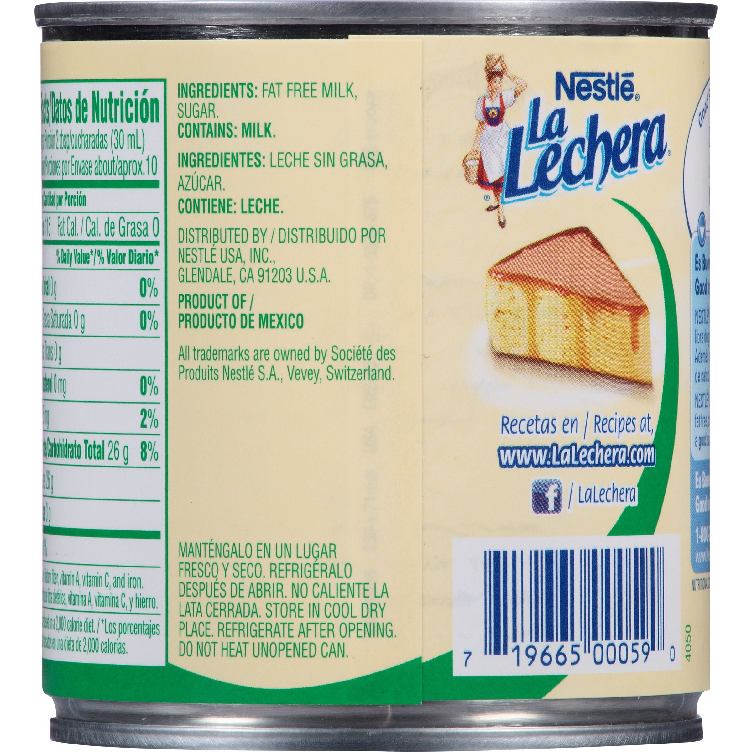 La Lechera Sweetened Condensed Milk Nutrition Facts | Besto Blog