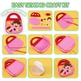 8 Pack DIY Felt Sewing Kit, Make Your Own Handbags, Sewing Purse Kit ...