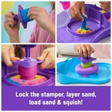 Kinetic Sand SquishMotion Playset with 1lb Colored Kinetic Sand and 5 ...