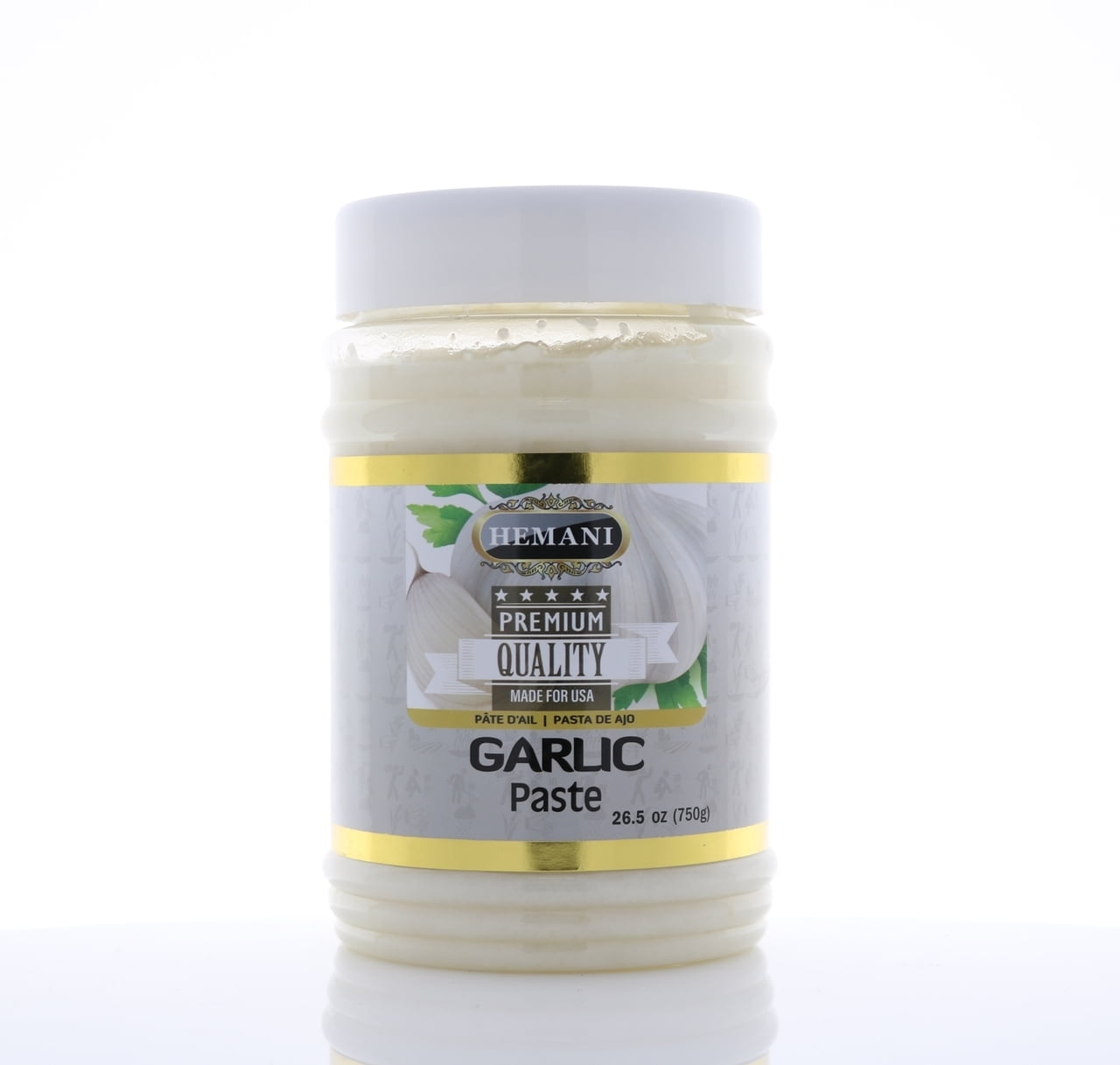 HEMANI Gourmet Garlic Paste 26.5 OZ (750g) - Made with Fresh Premium ...
