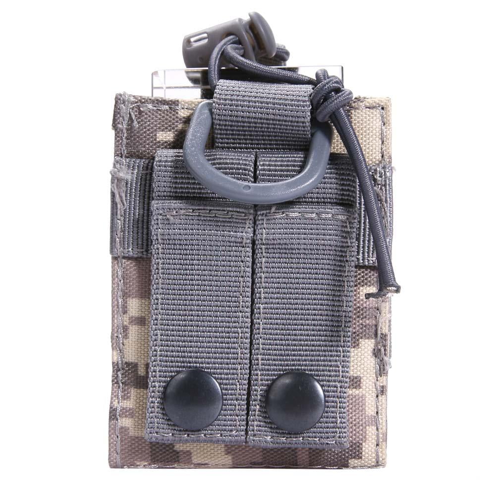 bolsa al aire libre Al aire libre Molle Walkie Talkie Holder Bag ...