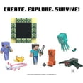 Minecraft 3.25-in Scale Collectible Steve Action Figure with Portal ...