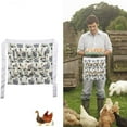 Canvas Egg Collecting Apron with 10 Pockets for Chicken Duck Goose Eggs ...