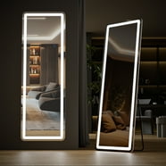 Thinkspace Beauty Counter-top 9 Bulb LED Hollywood Mirror, 14.2"H x 12 ...
