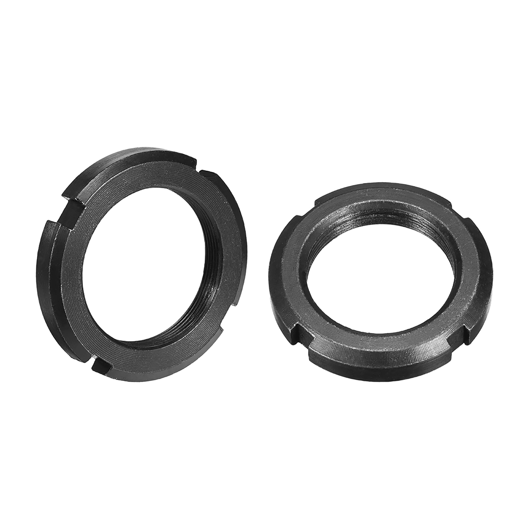 M42x1.5mm Retaining Four-Slot Slotted Round Nuts 2 Pcs - Walmart.com