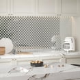 Crystal Diamond Mirror Mosaic Tile Brick Glass Mosaic Tile for Kitchen ...