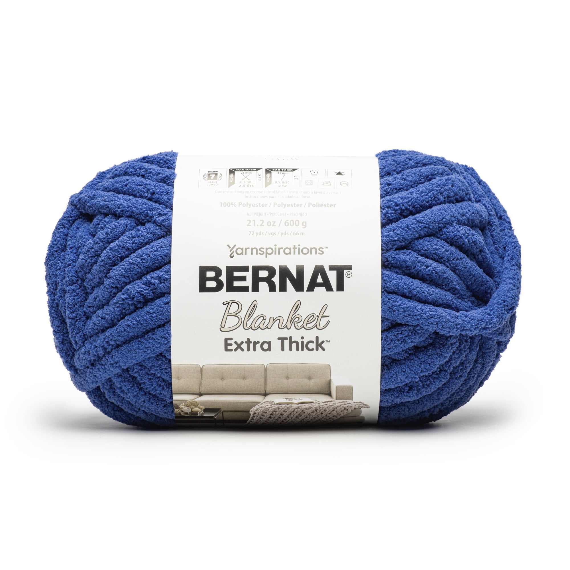 Click here for Bernat Blanket Extra Thick #7 Jumbo Polyester Yarn... prices