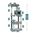Pefilos Cat Tree Tower For Indoor Cats Wall Multi Level Cat Tower For