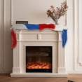 4th Of July Garland Patriotic Red White Blue Artificial Garland ...