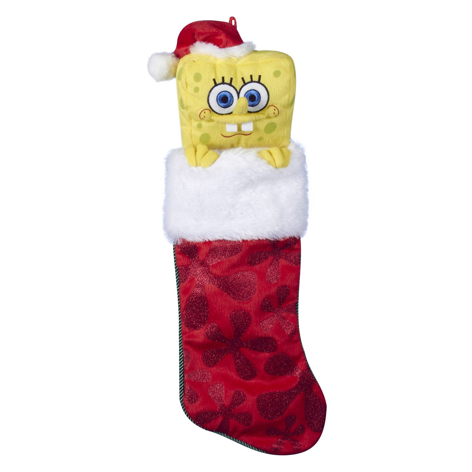 Kurt Adler Spongebob Squarepantsâ„¢ Plush Head Stocking - Walmart.com