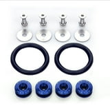 mwptoo 1 Set Durable Quick Release JDM Fasteners Kit for Car Bumpers ...