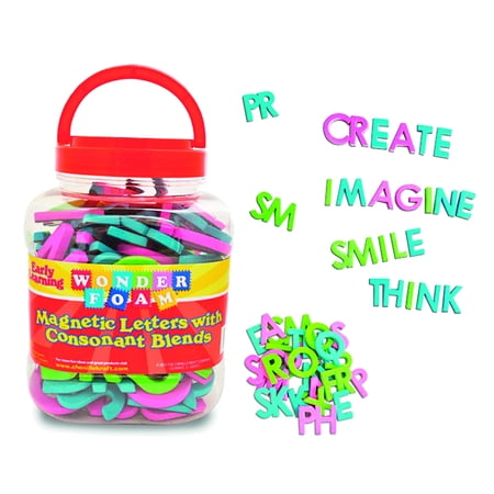 Magnetic Letters With Consonant Blends, Assorted Colors & Sizes, 104 ...