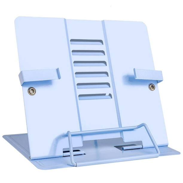 Metal Book Stand Eye Protection Folding Reading Rest Stand Cookbook ...
