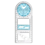 Today Only, Rotatable Math Ruler, Drawing Template, Measuring Scale ...