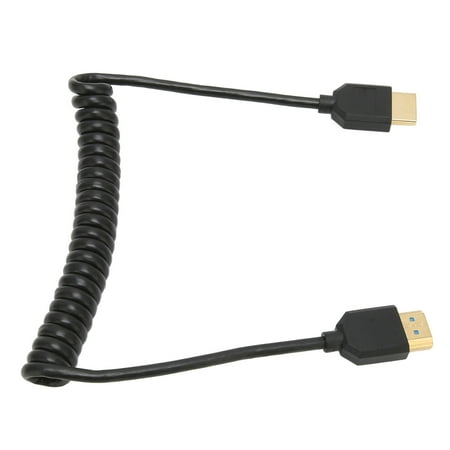 HD Multimedia Interface HD Coiled Cable, 48Gbps 1080P Plug And Play HD ...