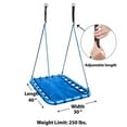 Hearthsong 40-Inch Mega Mat Rectangular Platform Swing with Thick ...