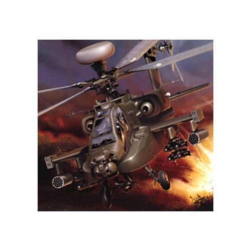 Revell Plastic Model Kit Desktop AH-64 Apache Helicopter Plastic Model ...