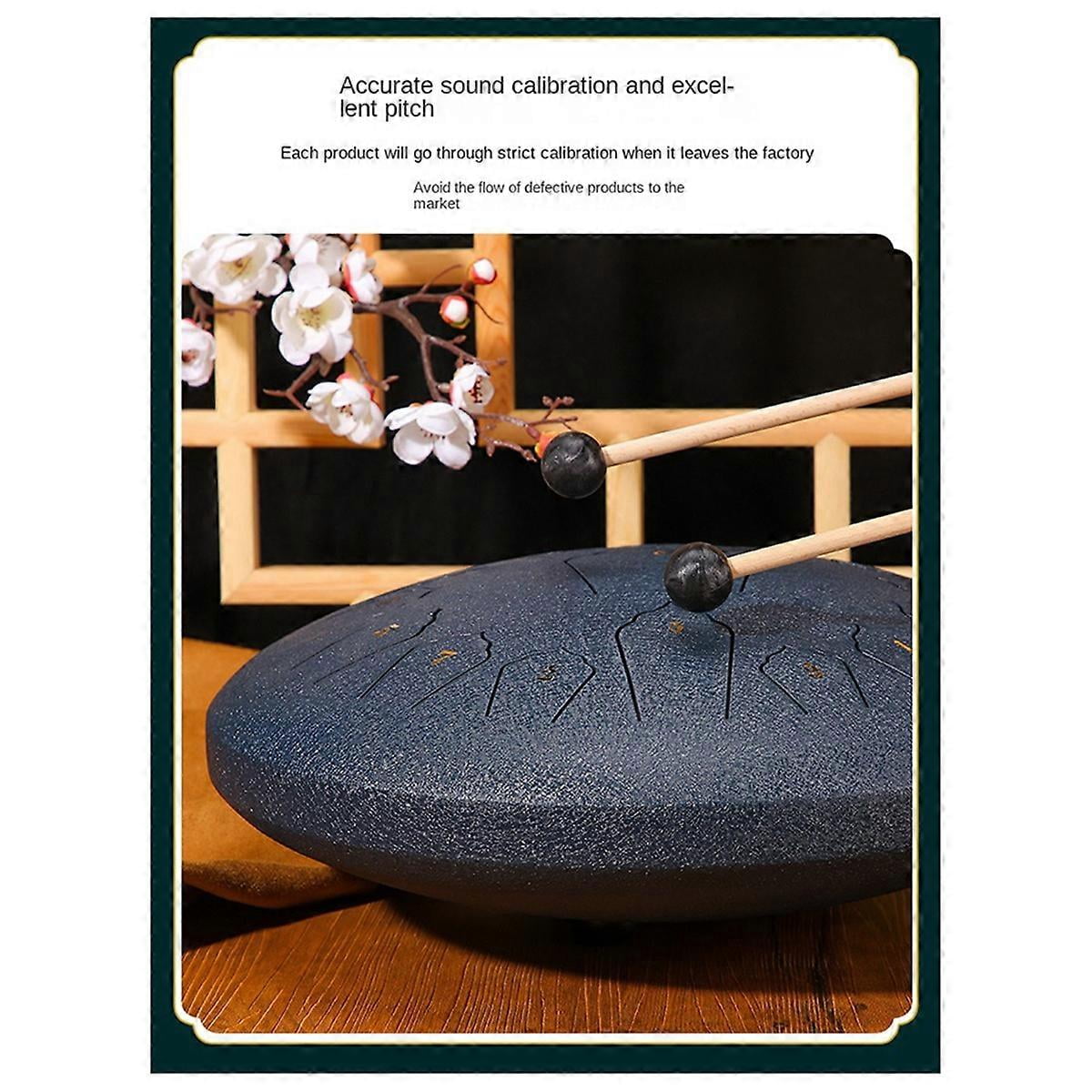 6-inch 8-tone sound rain drum outdoor rain drum percussion White ...