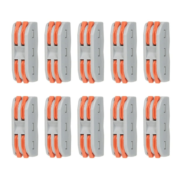 10pcs Wire Connectors Compact Splicing Connectors Cable Connector Set ...
