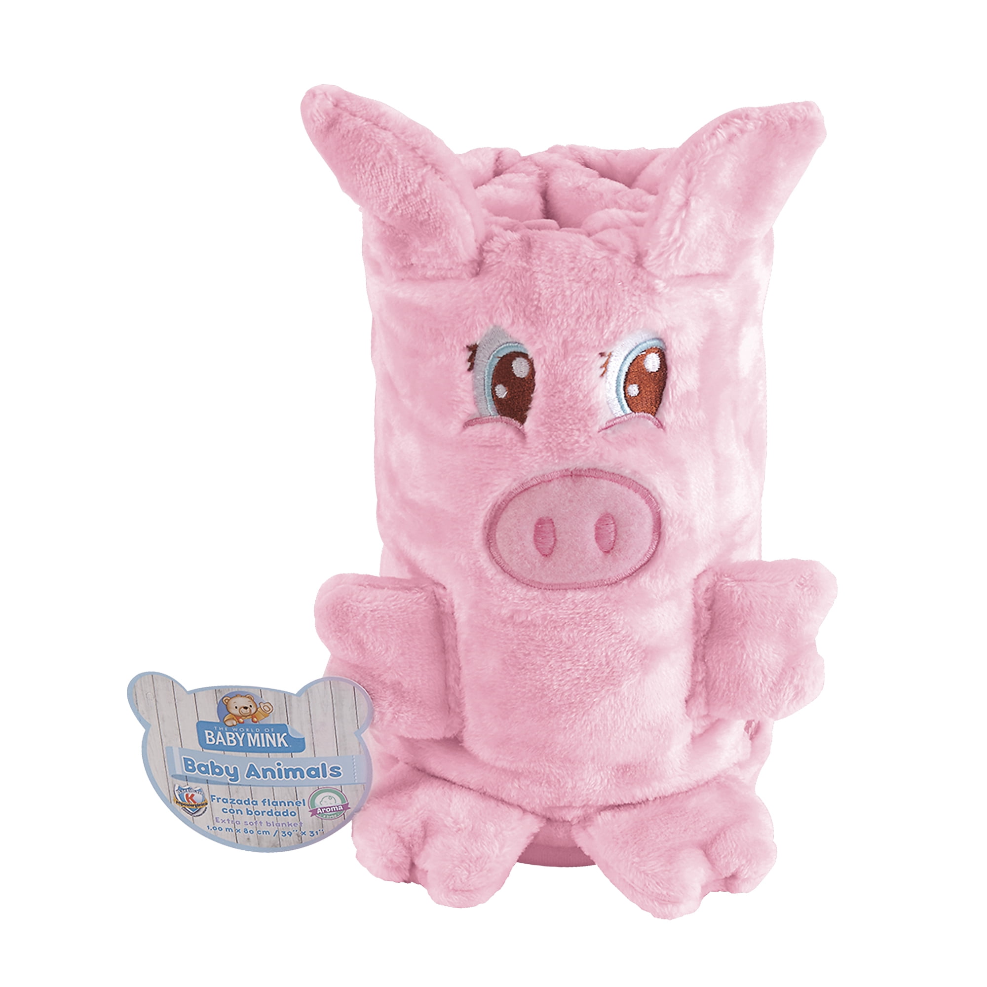 Baby Animals BABY MINK Animals Cerdita Rosa | Walmart en línea