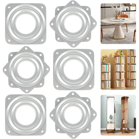 360 Degree Turntable 6 Pieces Metal Turntable Turntable TV Turntable 4 ...