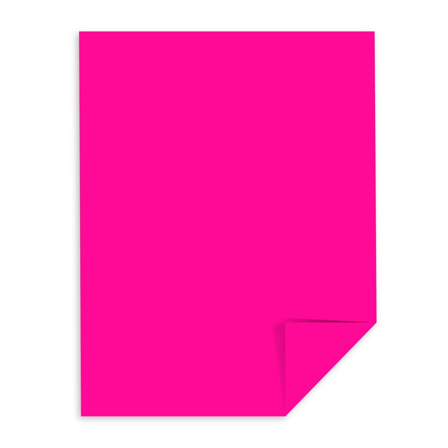 Hot Pink Fuchsia Paper 24 Lb 8 5 X 11 Inches 50 Sheets