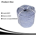 3/4 x 200FT High Force Braided Polyester Arborist Tree Rope, 24 Strand ...