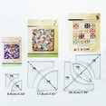 Quilting Templates Stencils Kit Handmade Sewing Patterns Clear Acrylic ...