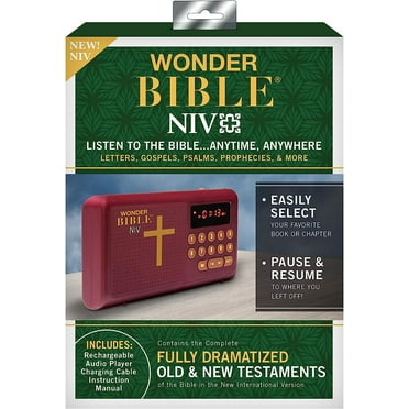 Wonder Bible Electronic Talking KJV Audio Player - Compact and Portable ...