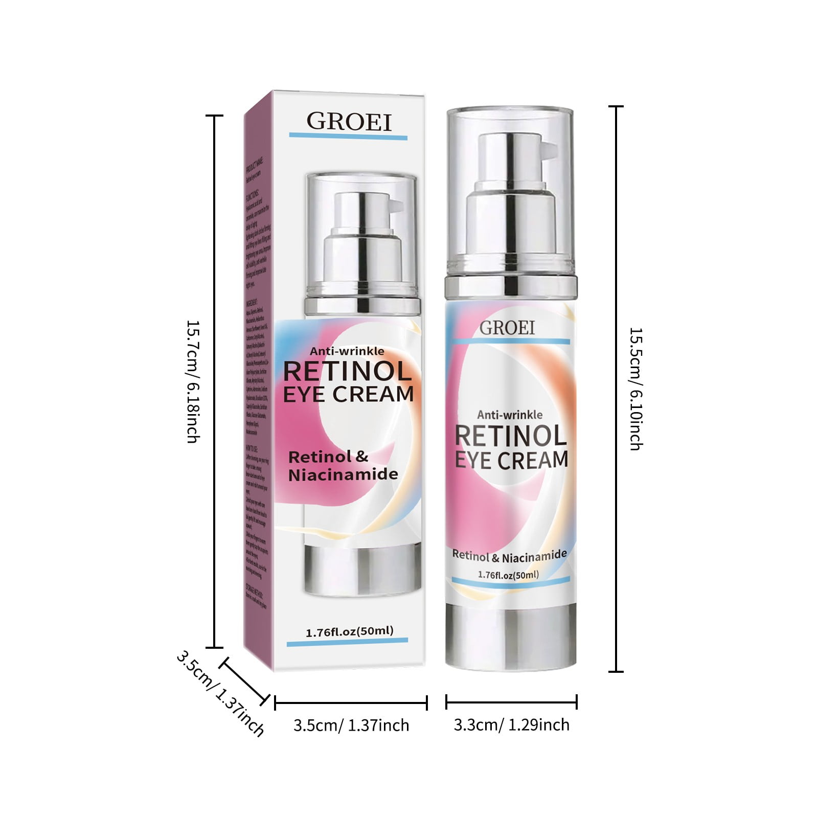 Crema reafirmante corporal de 50 ml que hidrata profundamente y humecta ...