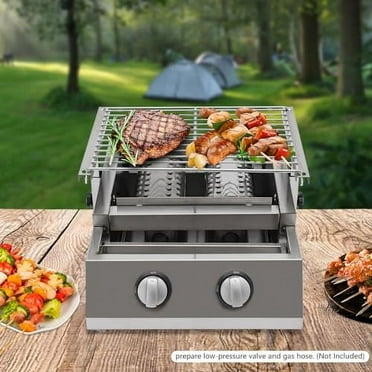 Kay Home Products 5 Tabletop BBQ Grill, Round, 12-In. - Walmart.com