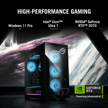 ASUS ROG G700 Gaming Desktop PC Liquid Cooled, Intel Core Ultra 7 265F ...