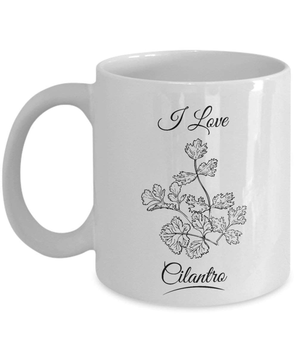 I Love Cilantro Herb Leaves Home Cooking Essentials Coffee & Tea Gift ...