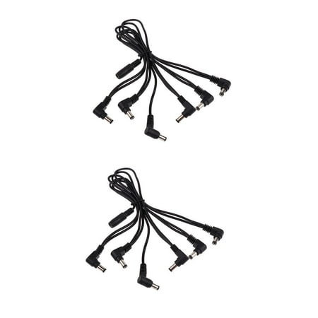2Pieces Electric Guitar Effect Pedals Adapter 9V 1A Cable | Walmart Canada