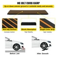 Rubber Curb Ramp for Driveway 2 Pack 15T Heavy Duty Sidewalk Curb Ramp ...