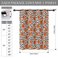 Basketball and Leopard White Pattern Blackout Curtains,Triple Weaved ...