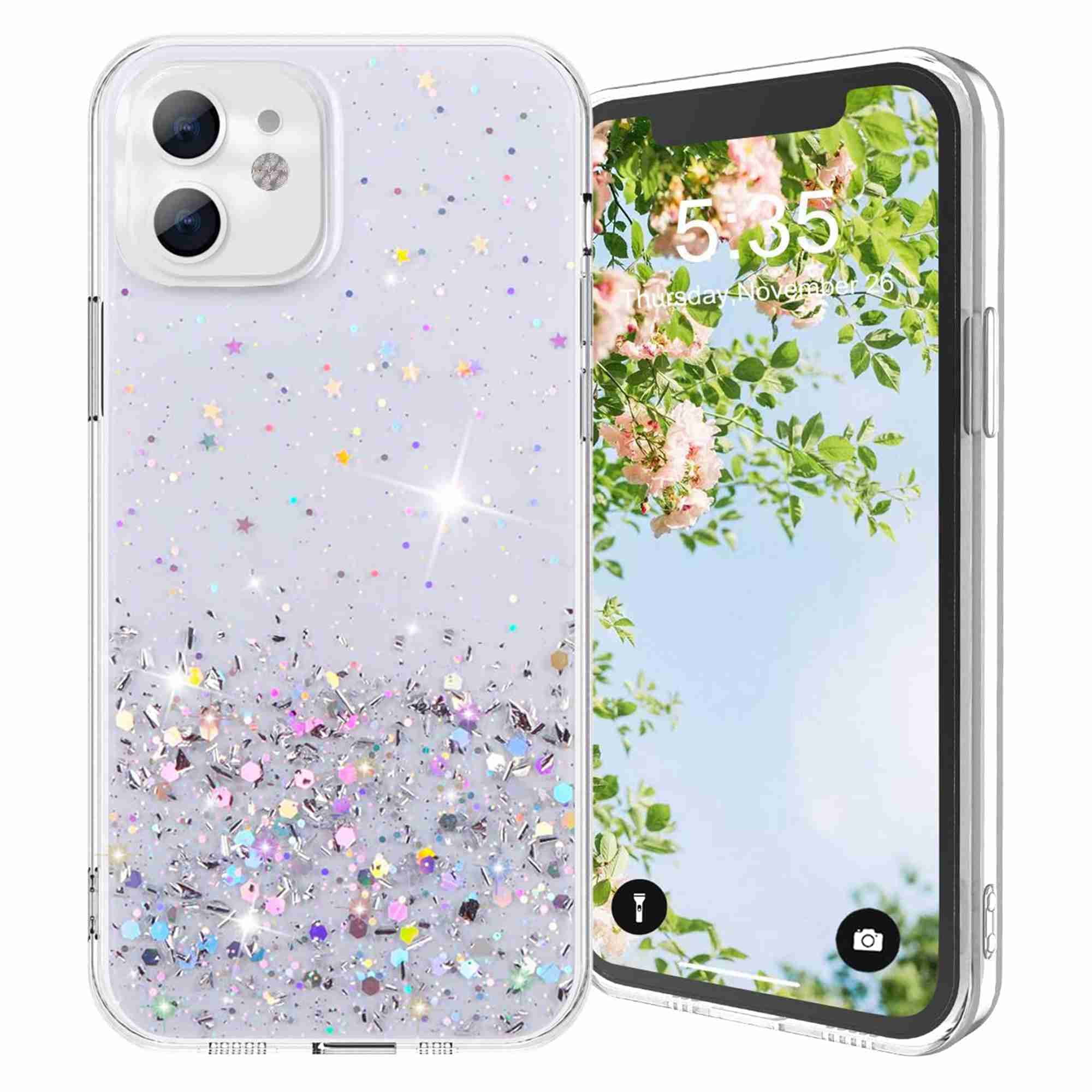 Dteck Glitter Case For iPhone 12 Mini 5.4" for Women Girls - Bling ...