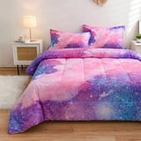Btargot 3D Galaxy Comforter Set Full - Universe Themed Bedding for Kids ...