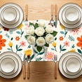 ARTSLION Waterproof Table Runner 13x48 Inch Polyester Wipe Clean Patio ...