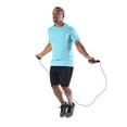 Athletic Works Adjustable Weighted Jump Rope, Adjusts up to 9' Length ...