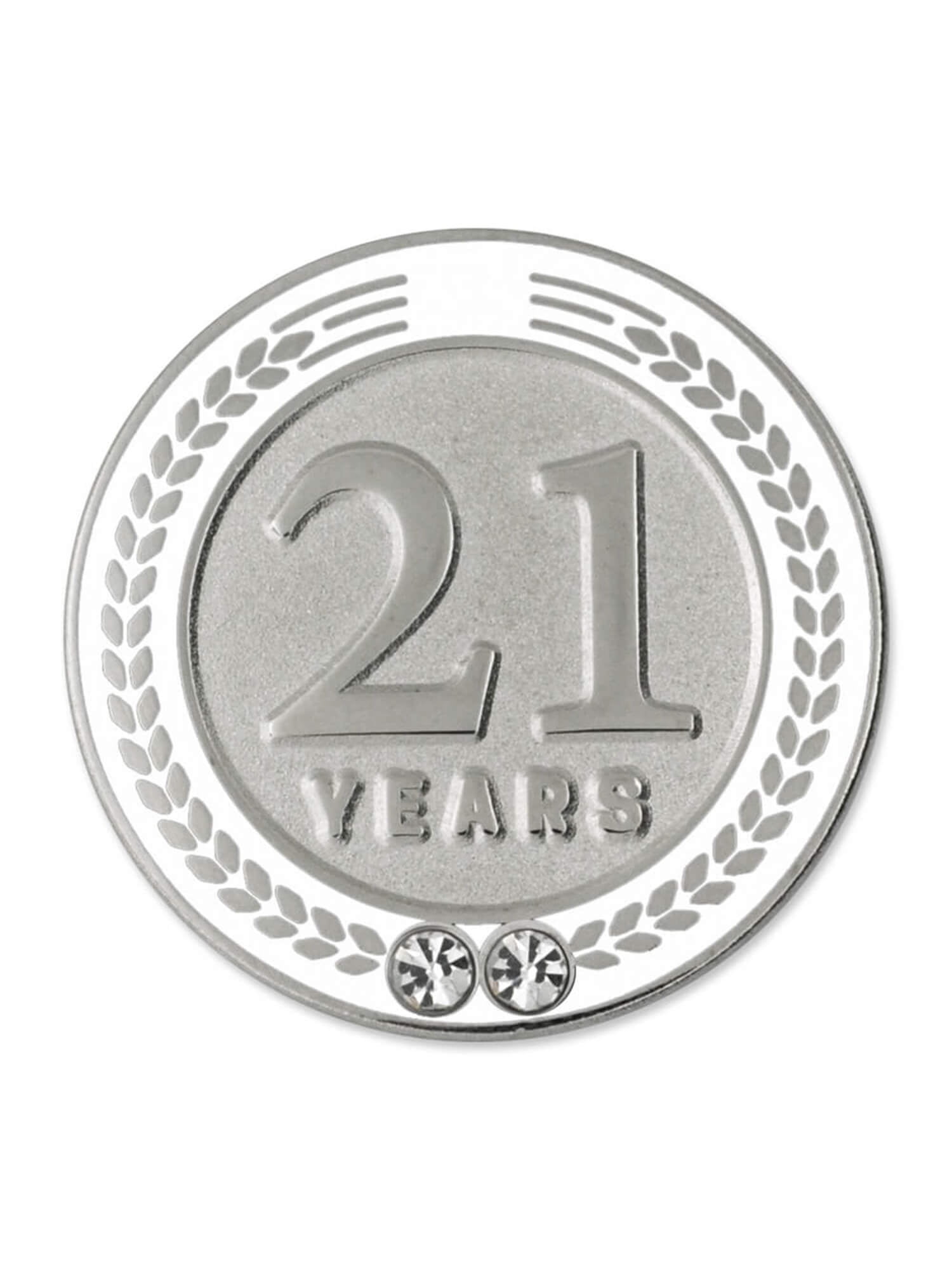 PinMart's 21 Years of Service Award Employee Recognition Gift Lapel Pin ...