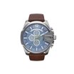 Diesel Men's Mr. Daddy DZ7394 Watch, Brown Leather Strap, Quartz, 30m ...