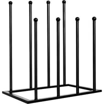 ETAOLINE Welly Boot Rack Black Metal Shoe Racks Storage Fit for 4 Pairs ...