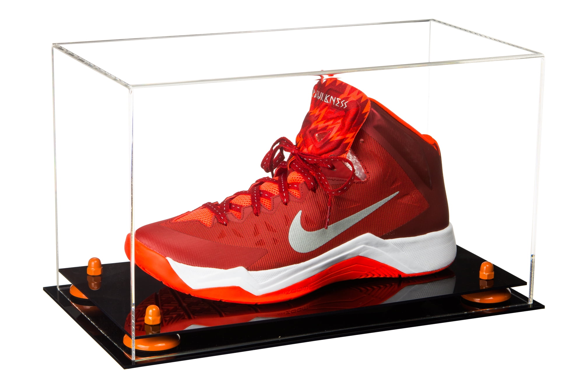 Deluxe Clear Acrylic Large Shoe Display Case for Basketball Shoes ...