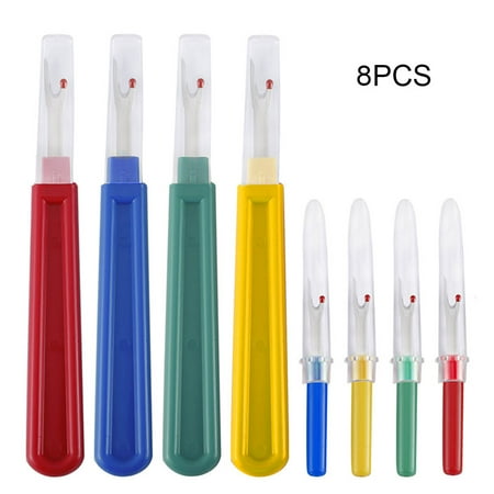 8Pcs Metal Plastic Sewing Seam Ripper Handy Plastic Sewing Ripper ...
