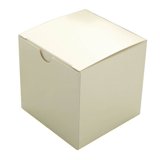 Efavormart 100 pcs of 3x3x3 Ivory Favor Box for Candy Treat Gift Wrap ...