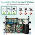 Rhino Valley Walker Bag, Multi Pockets Folding Walker Basket Tote Bag ...