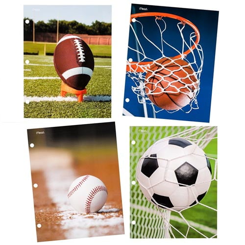 Mead Mead Sports Folder, 1 ea - Walmart.com