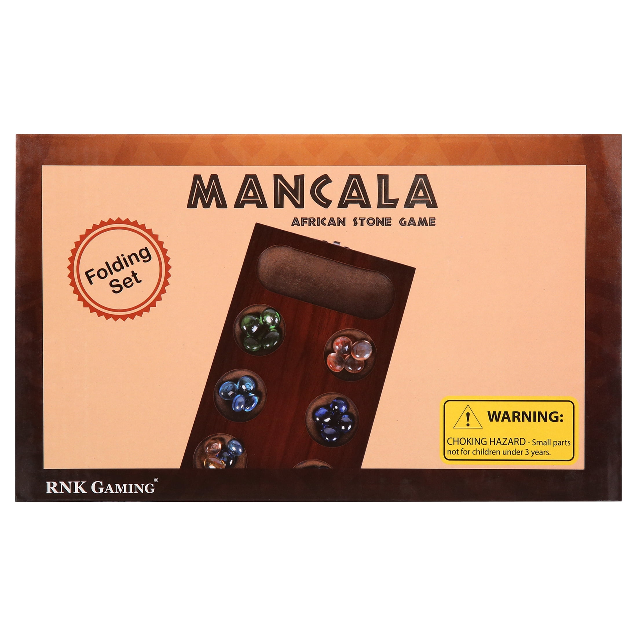 RNK Gaming Mancala Wood Folding Set with Colorful Glass Beads - Walmart.com