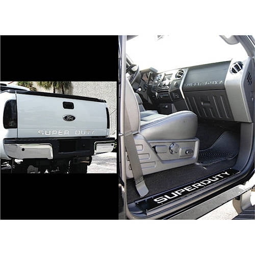 08-14 Ford Super Duty Raised Logo Acrylic Emblem Insert 3-Piece Kit for ...